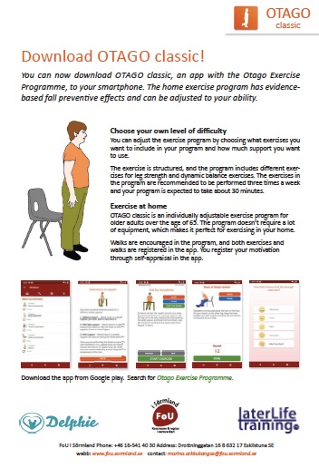 Support Home Exercise With The Otago App Later Life Training